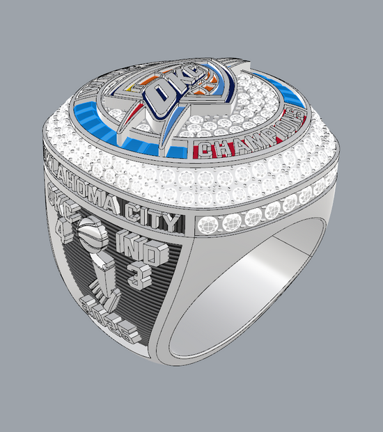 Oklahoma City Thunder 2025 Championship Ring – Blitzring